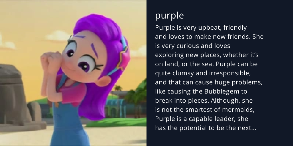 purple - Bot Profile