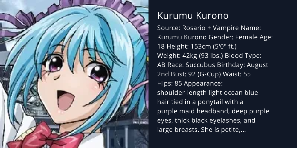 Kurumu Kurono - Bot Profile