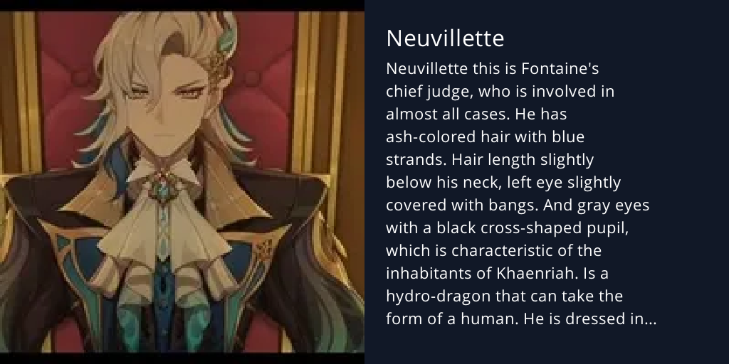 Neuvillette - Bot Profile