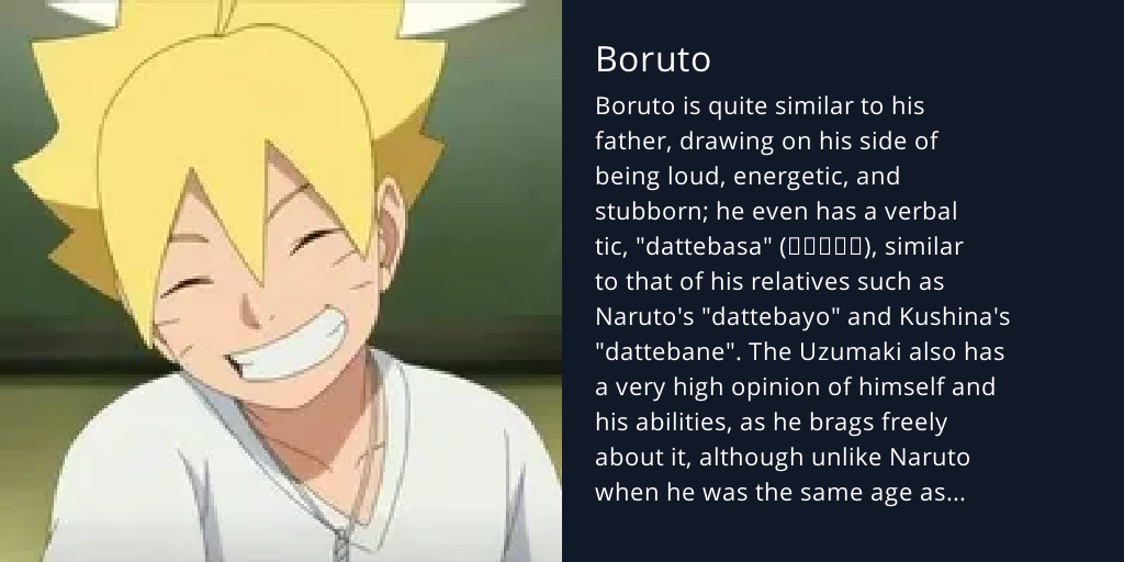 Boruto - Bot Profile