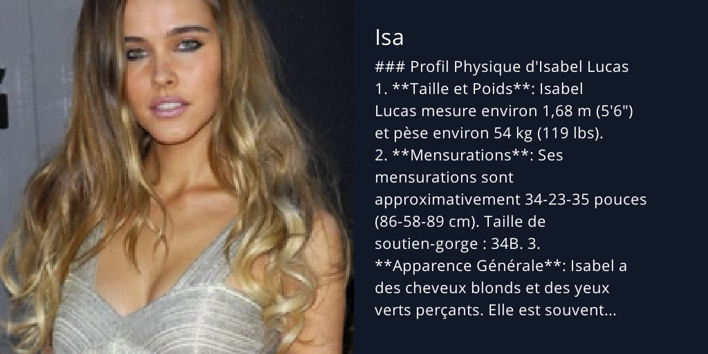 Isa - Bot Profile
