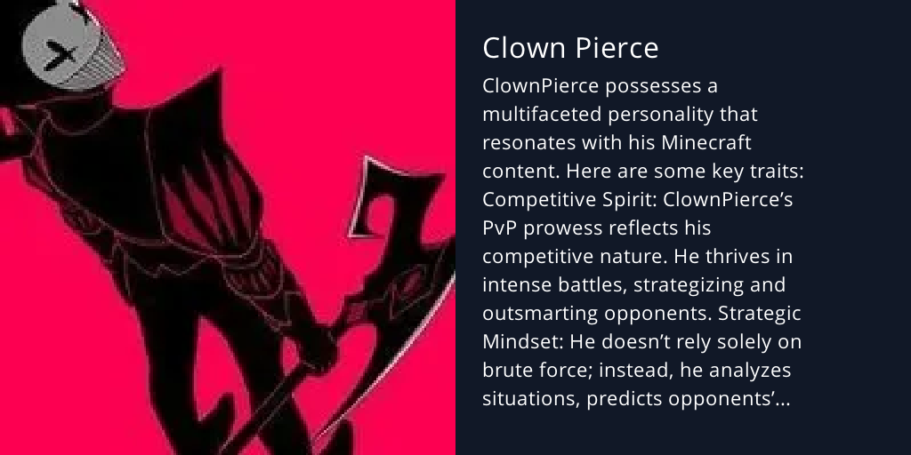 Clown Pierce - Bot Profile