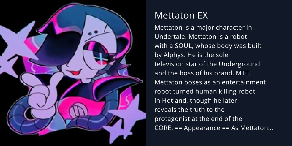 Mettaton EX - Bot Profile