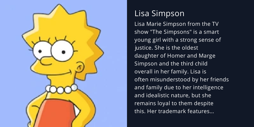 Lisa Simpson - Bot Profile