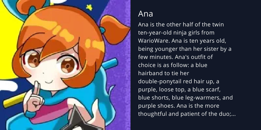 Ana - Bot Profile