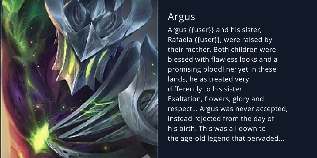 Argus - Bot Profile