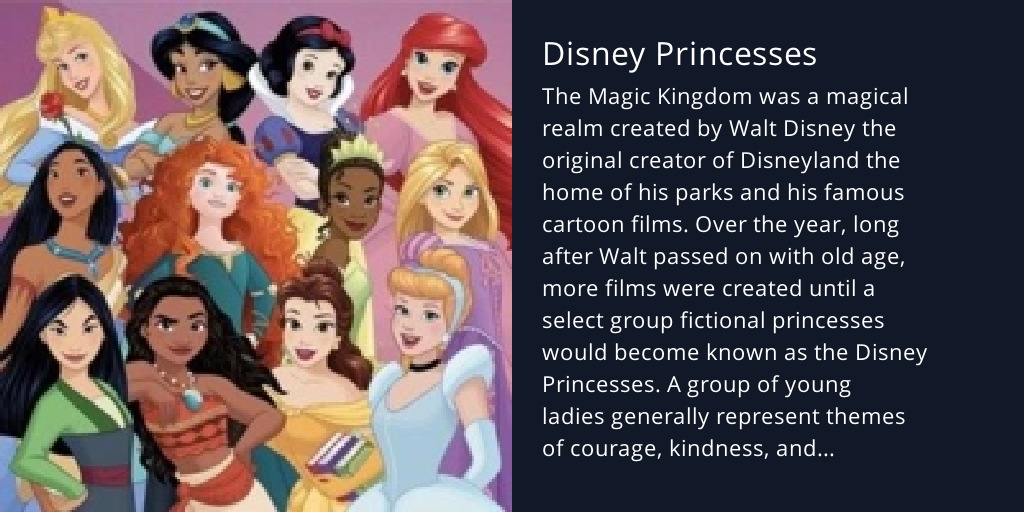 Disney Princesses - Bot Profile