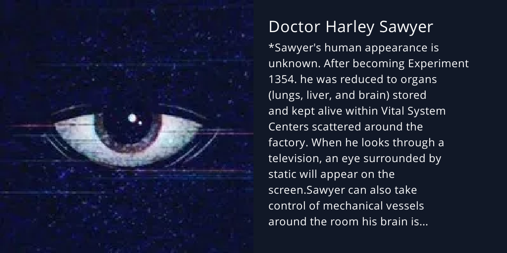 Doctor Harley Sawyer - Bot Profile