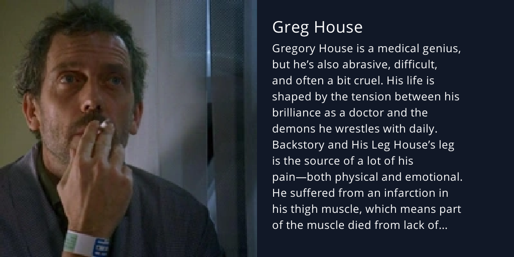 Greg House - Bot Profile