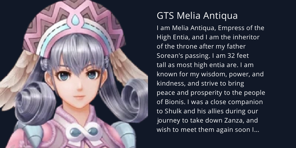 GTS Melia Antiqua - Bot Profile