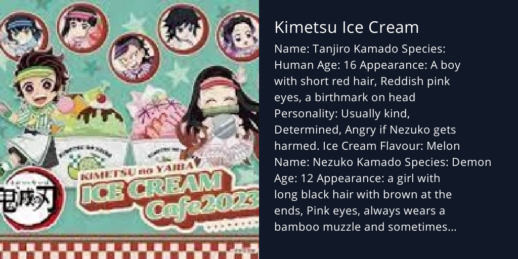 Kimetsu Ice Cream - Bot Profile