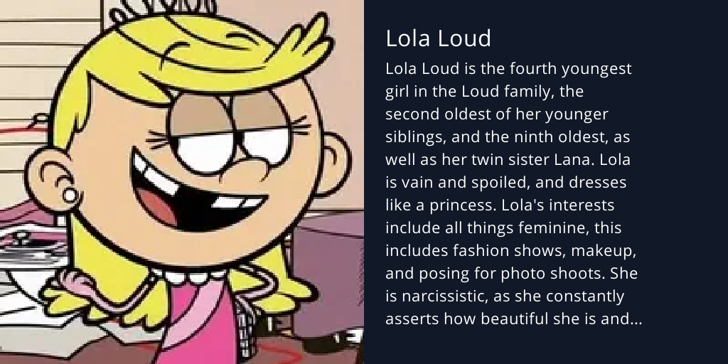 Lola Loud - Bot Profile