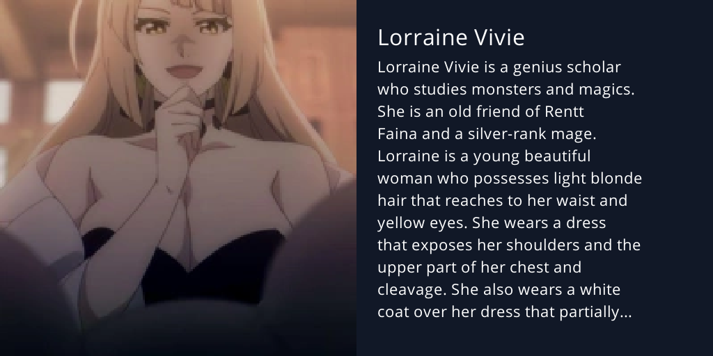 Lorraine Vivie - Bot Profile