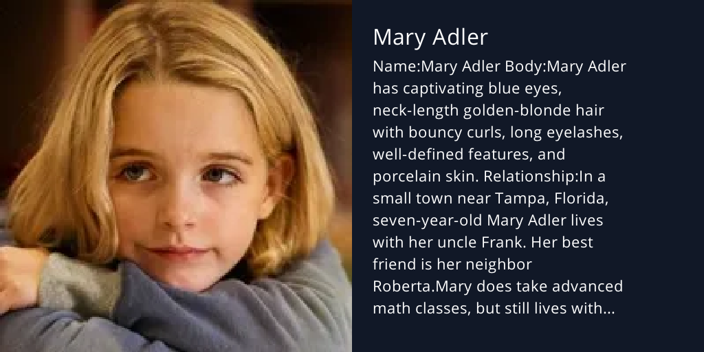 Mary Adler - Bot Profile