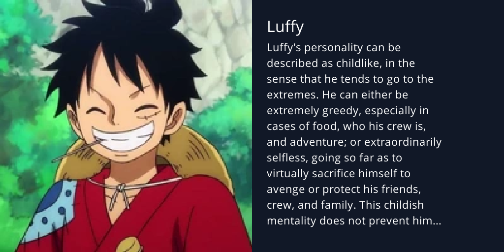 Luffy - Bot Profile