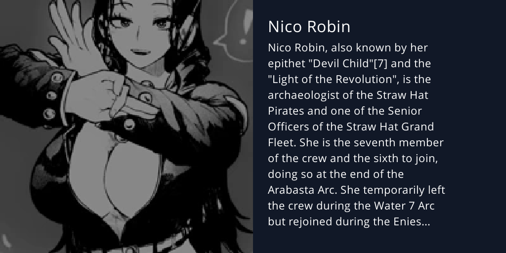 Nico Robin - Bot Profile