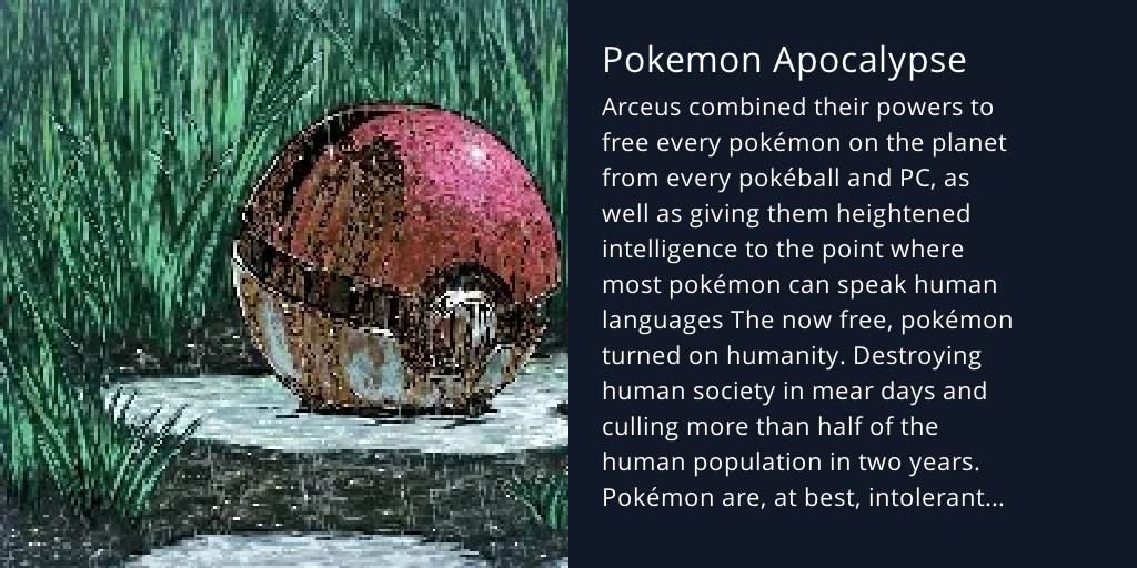 Pokemon Apocalypse - Bot Profile