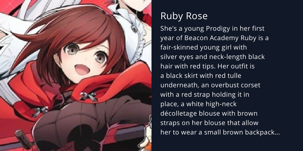Ruby Rose - Bot Profile