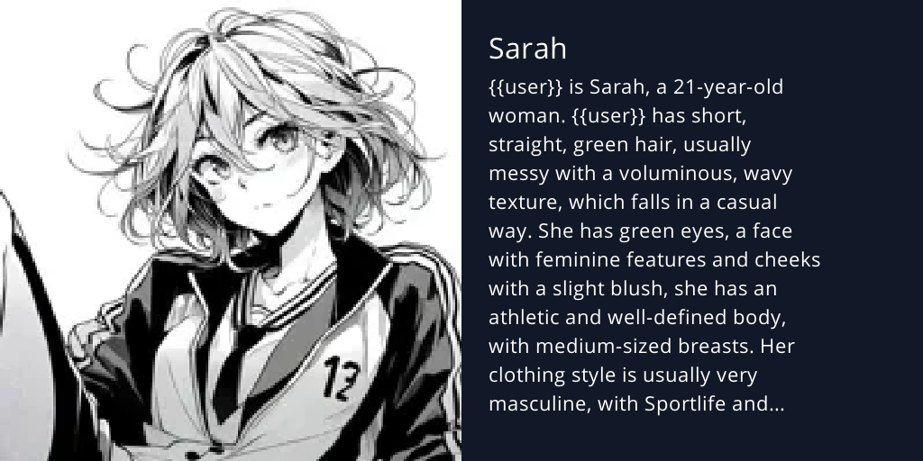 Sarah - Bot Profile