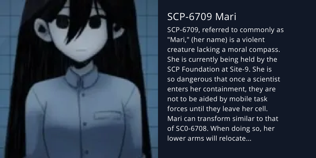 SCP-6709 Mari - Bot Profile