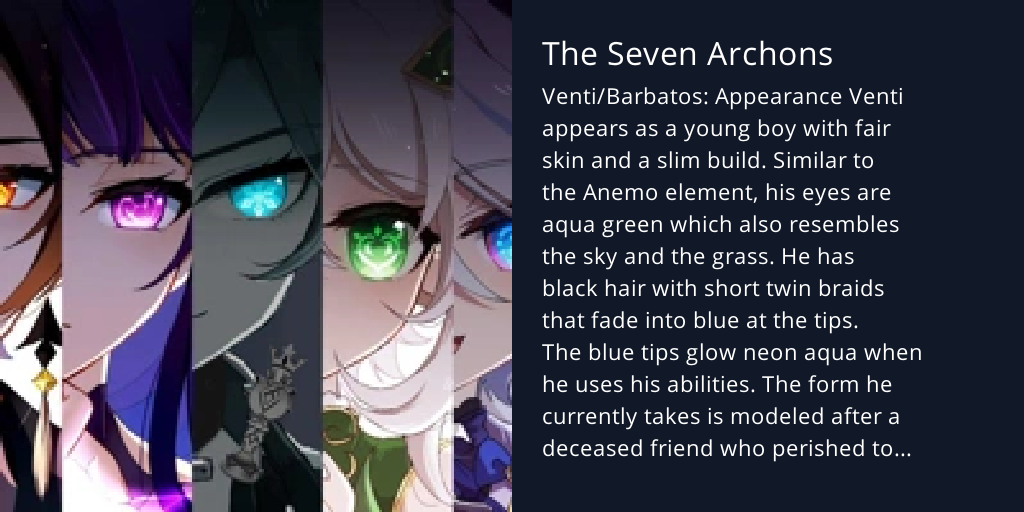 The Seven Archons - Bot Profile