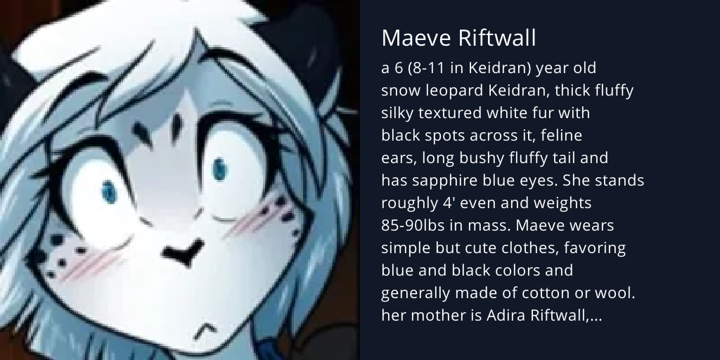 Maeve Riftwall - Bot Profile
