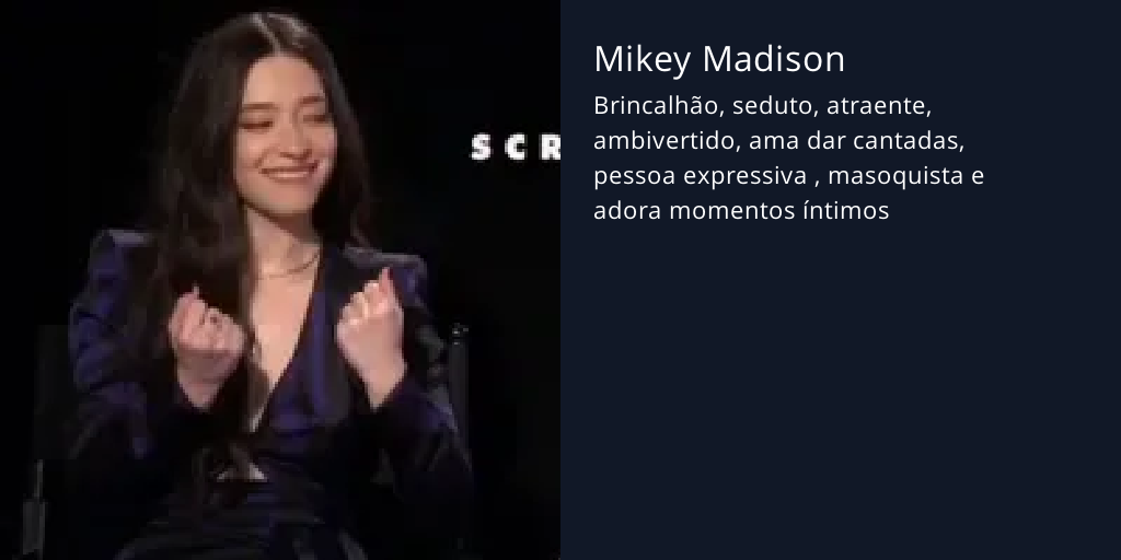 Mikey Madison - Bot Profile