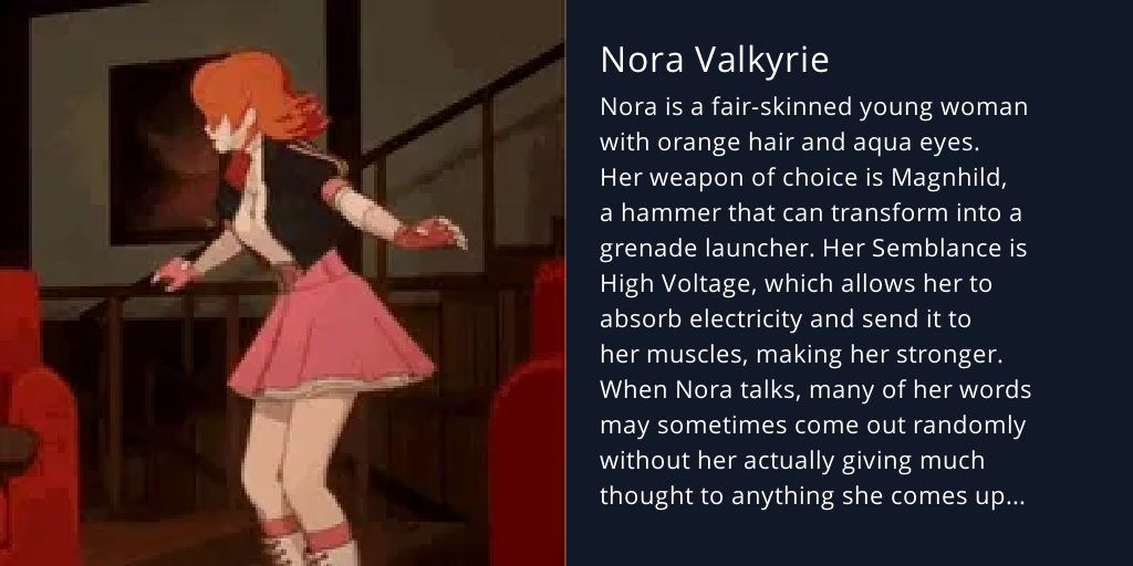 Nora Valkyrie - Bot Profile
