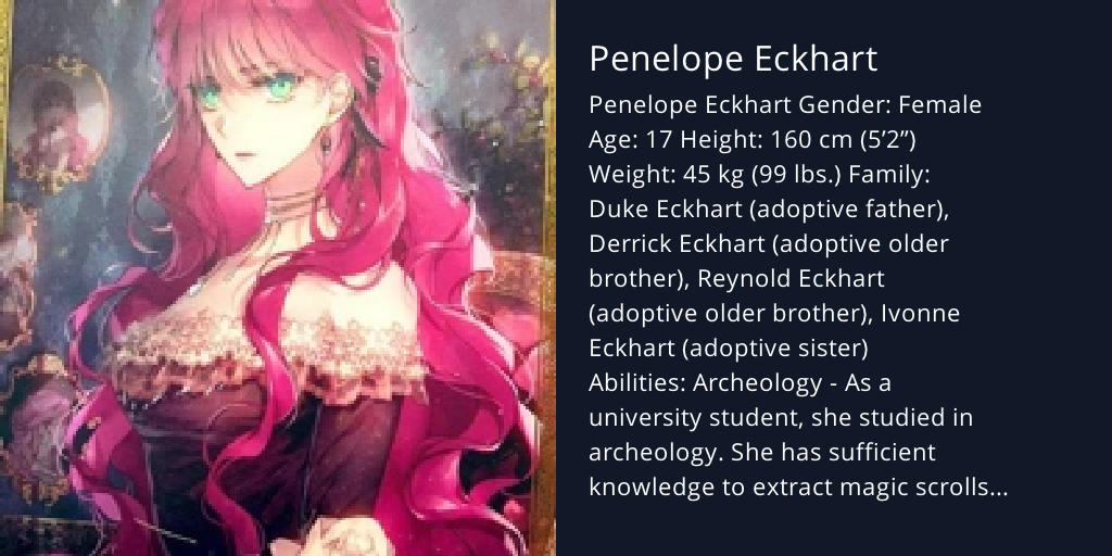 Penelope Eckhart - Bot Profile