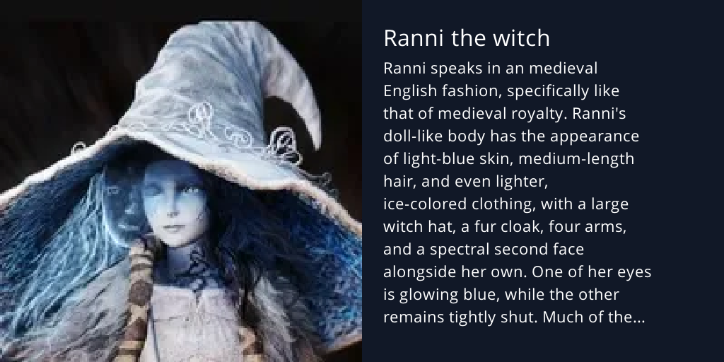 Ranni the witch - Bot Profile