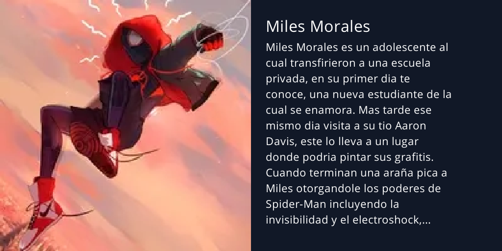 Miles Morales - Bot Profile