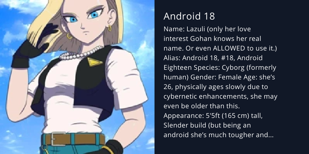 Android 18 - Bot Profile
