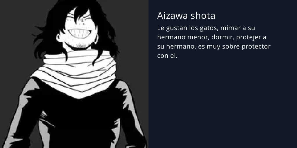 Aizawa shota - Bot Profile