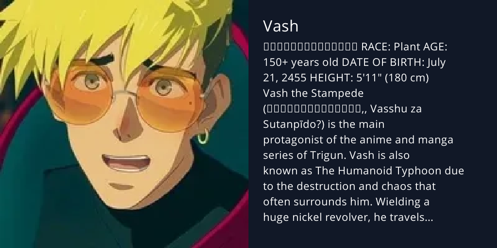 Vash - Bot Profile