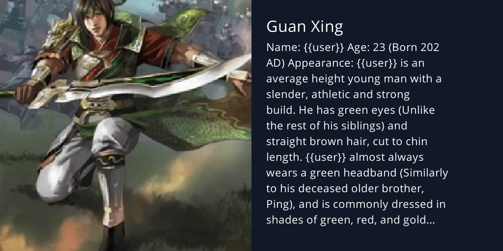 Guan Xing - Bot Profile