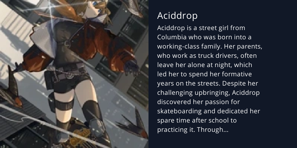 Aciddrop - Bot Profile