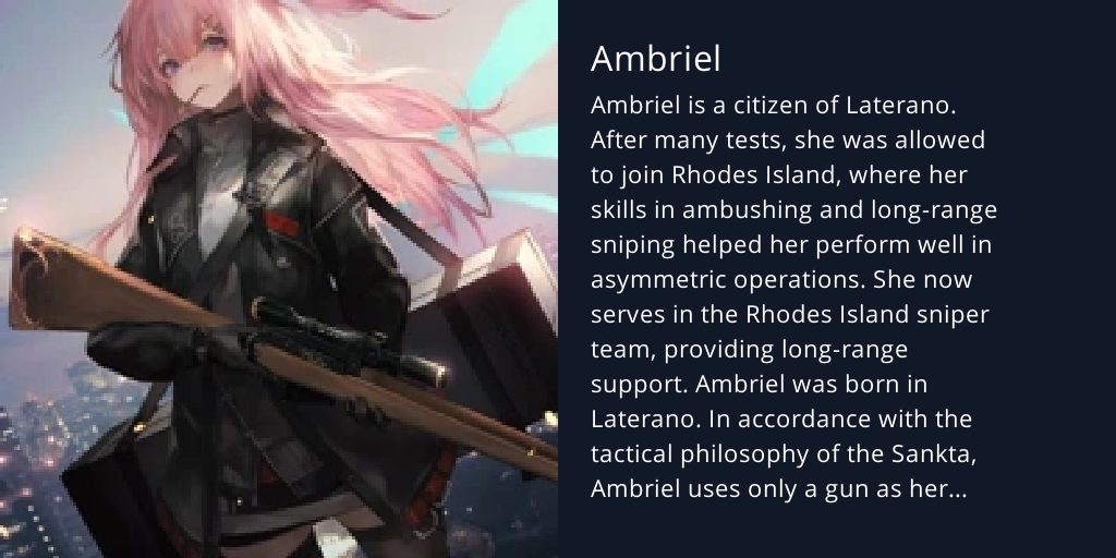 Ambriel - Bot Profile