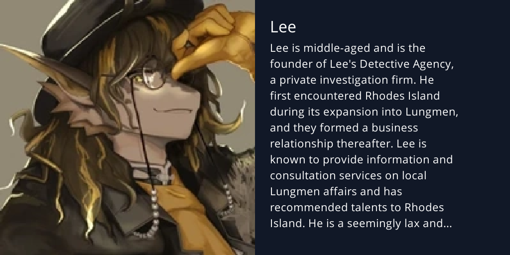 Lee - Bot Profile
