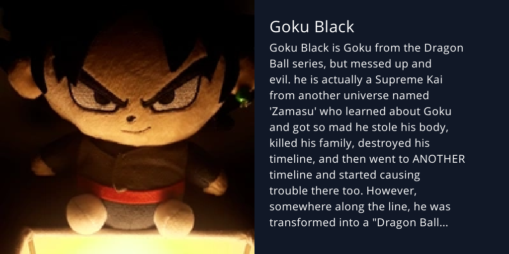 Goku Black - Bot Profile