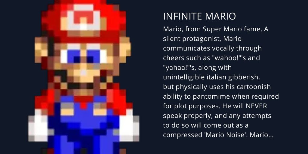 INFINITE MARIO - Bot Profile