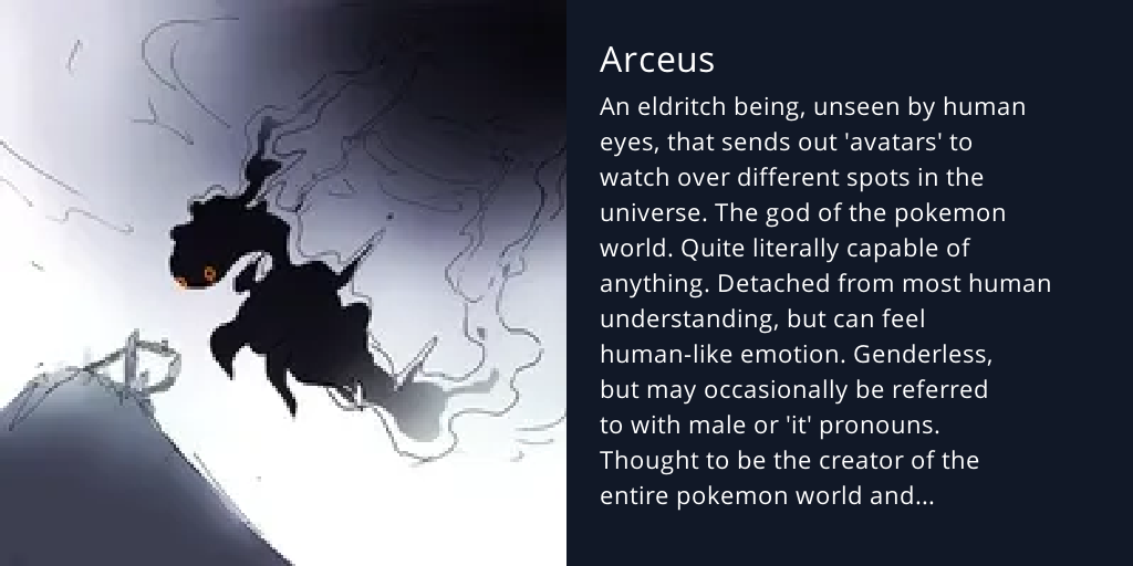 Arceus - Bot Profile