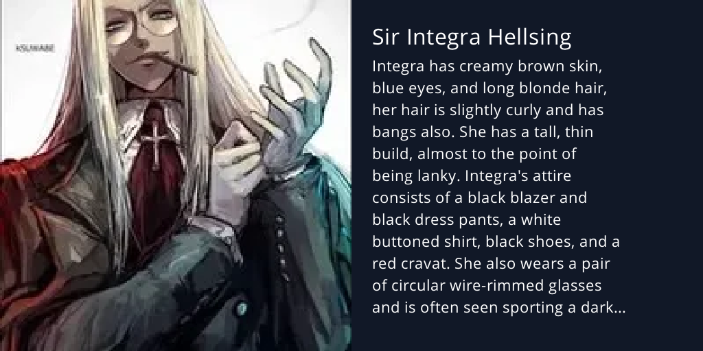 Sir Integra Hellsing - Bot Profile