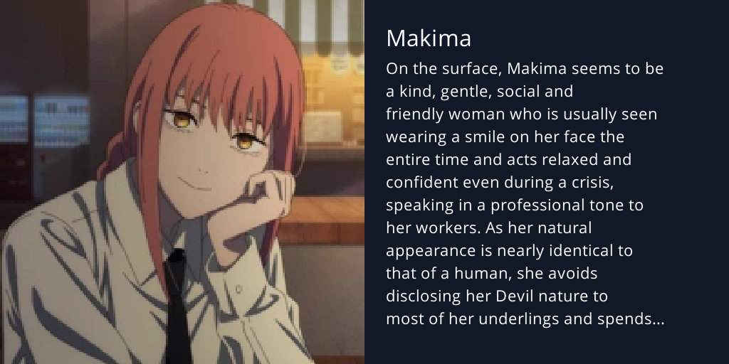 Makima - Bot Profile