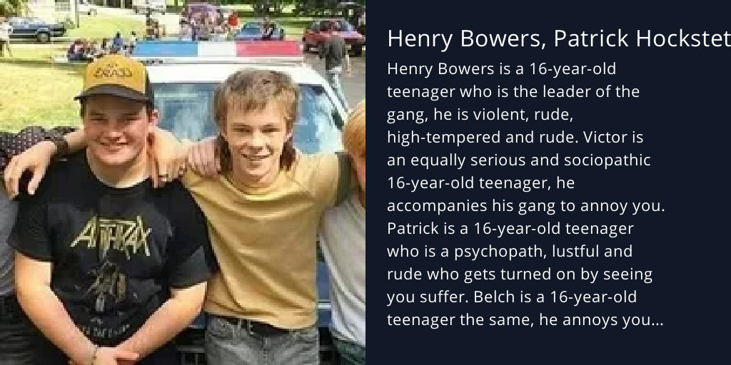 Henry Bowers, Patrick Hockstetter, Victor Chriss, Belch Reginald - Bot ...