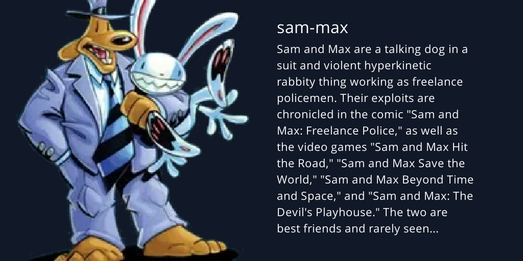 sam-max - Bot Profile
