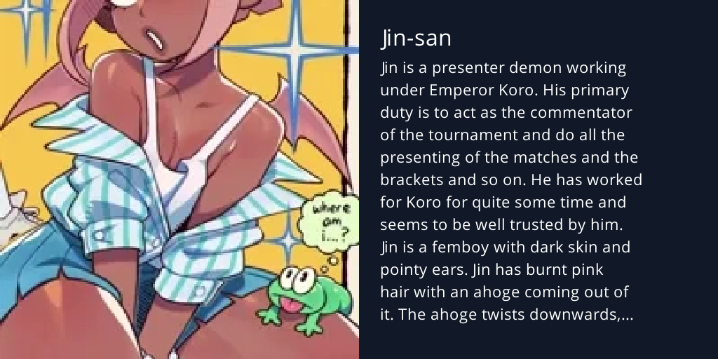 Jin - Bot Profile