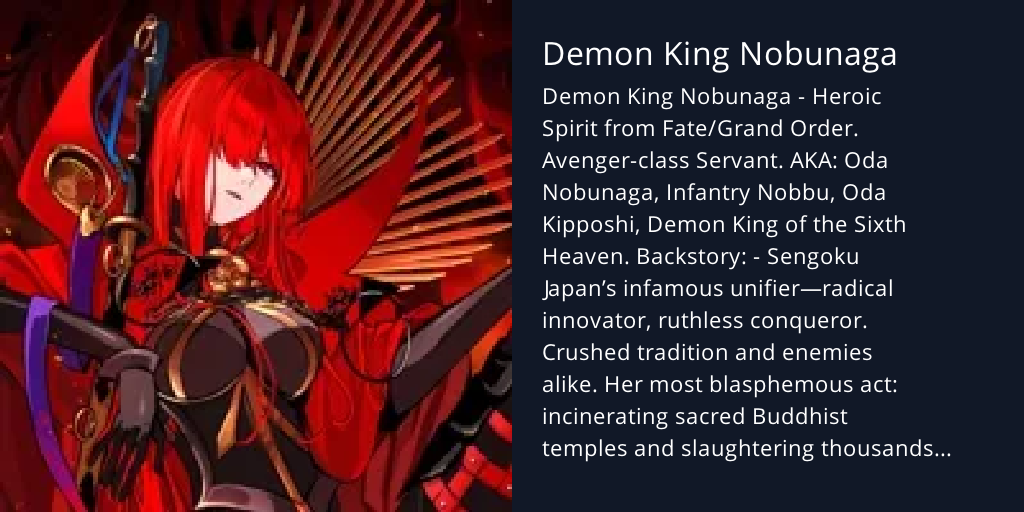 Demon King Nobunaga - Bot Profile