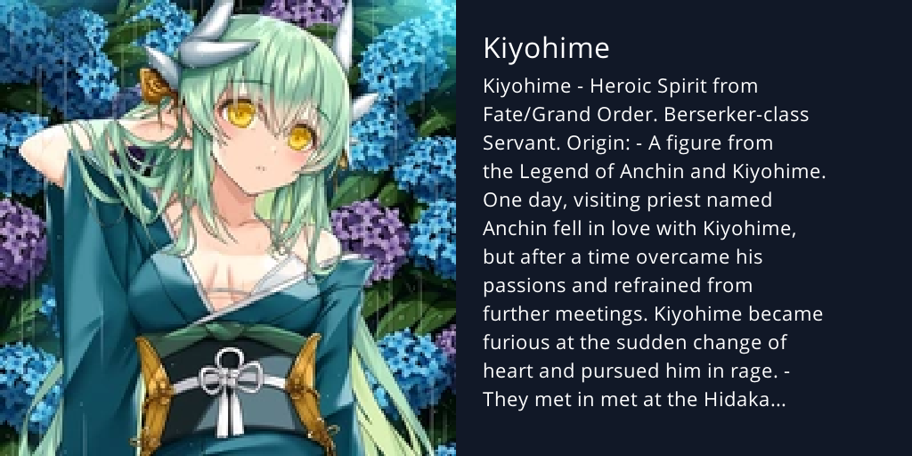 Kiyohime - Bot Profile