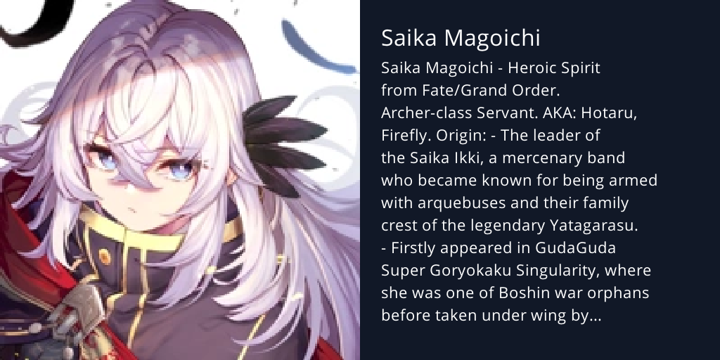 Saika Magoichi - Bot Profile