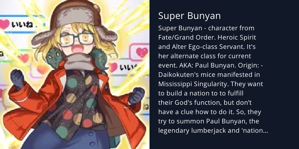 Super Bunyan AI Character | Chat on TelegAI